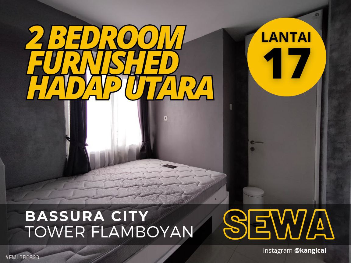 Sewa 2 Bedroom Furnished Lantai 17 Tower Flamboyan Bassura City