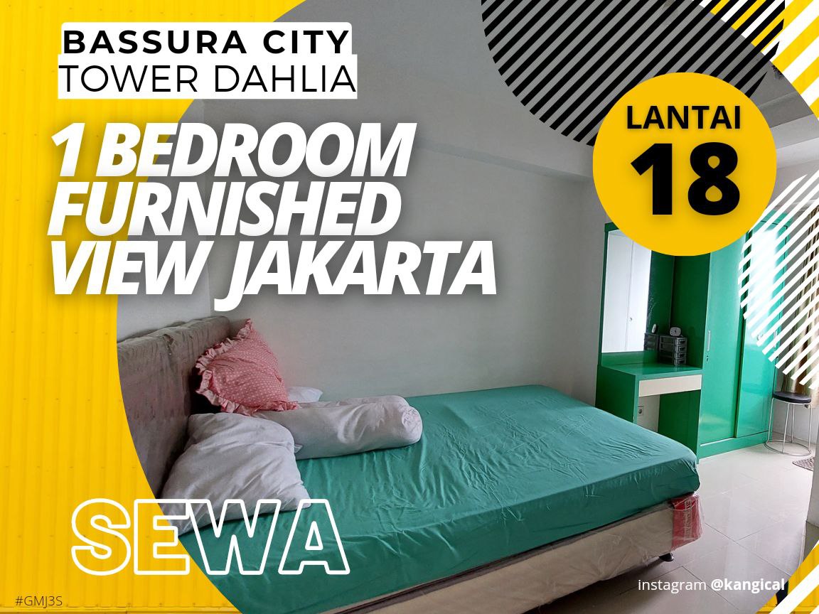 Sewa Murah 1 Bedroom Tower D Samping Mall Bassura City