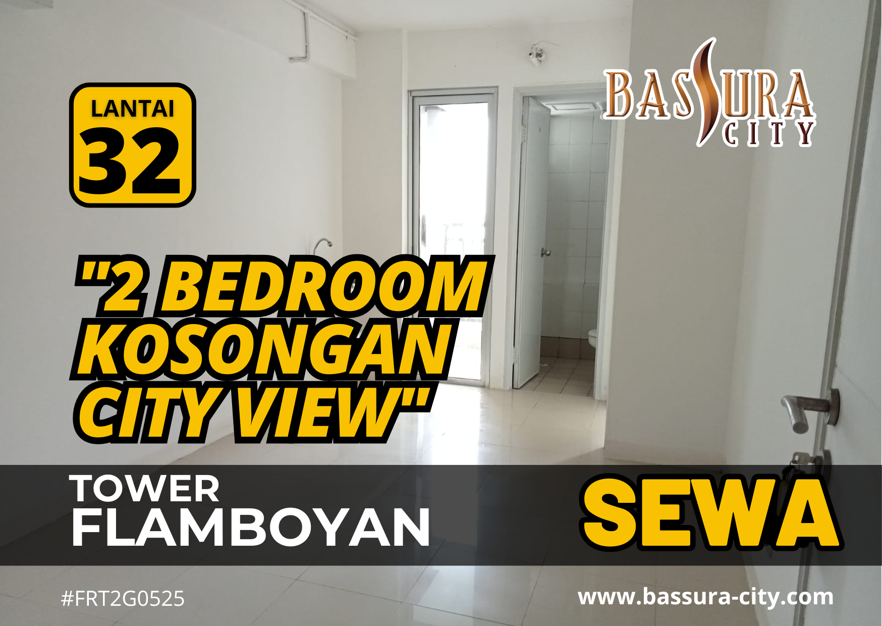Sewa 2 Bedroom Kosongan Tower F Apartemen Bassura City - Jual Beli Sewa ...